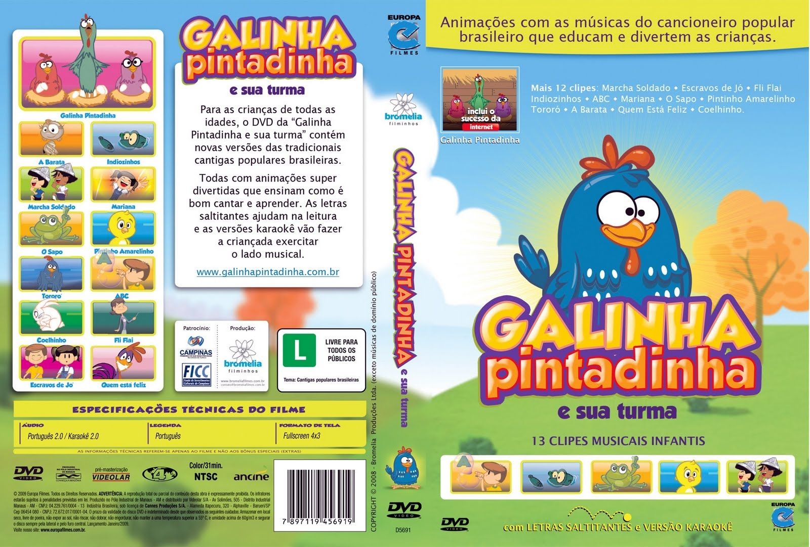 Galinha Pintadinha Vol.1 | Discografía de Galinha Pintadinha - LETRAS.COM Galinha Pintadinha Vol.1 | Discografía de Galinha Pintadinha - LETRAS.COM